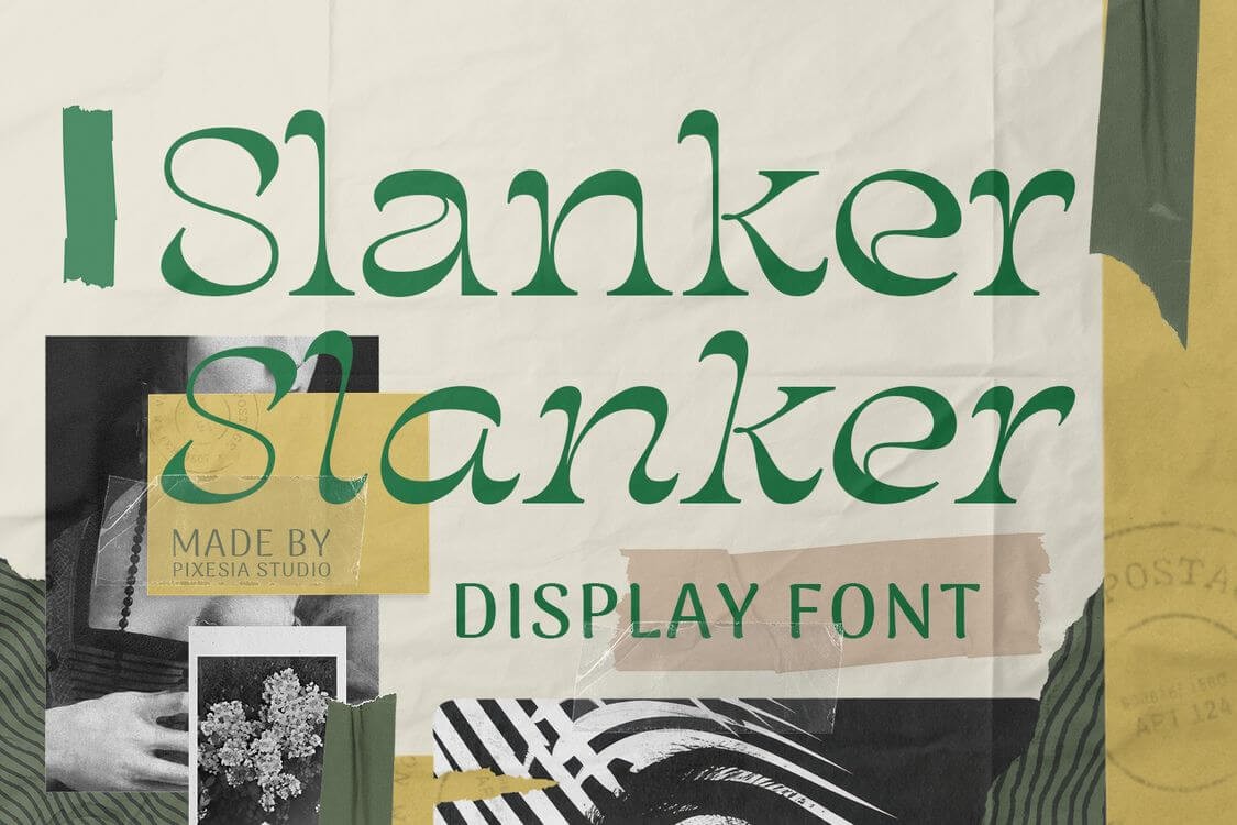 Slanker – Elegant Display Serif Font